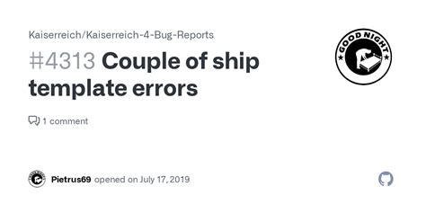 Couple Of Ship Template Errors · Issue 4313 · Kaiserreichkaiserreich
