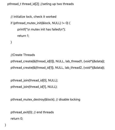 Solved The Following Program Implements Two Threads One