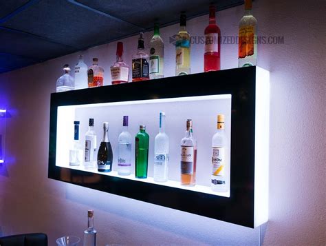 Wall Mounted Bar Shelves