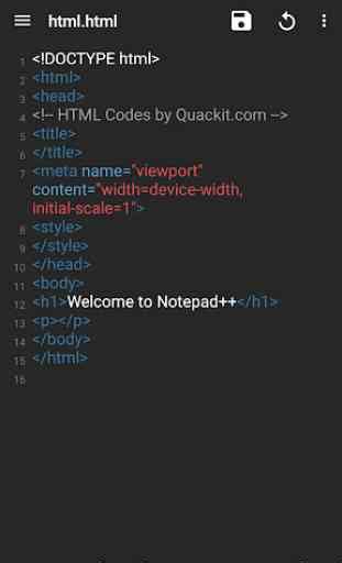 Notepad Plus Code Editor For Html Css Javascript App Android