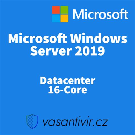 Windows Server 2019 Datacenter druhotná licence Výhodně
