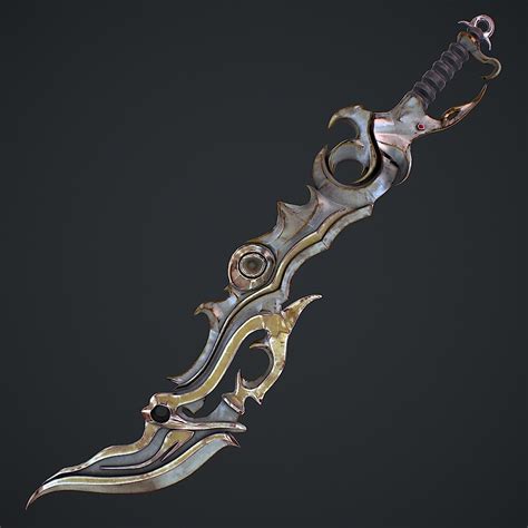 Artstation Fantasy Sword 3 3d Model