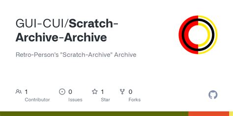 Github Gui Cui Scratch Archive Archive Retro Person S Scratch Archive Archive