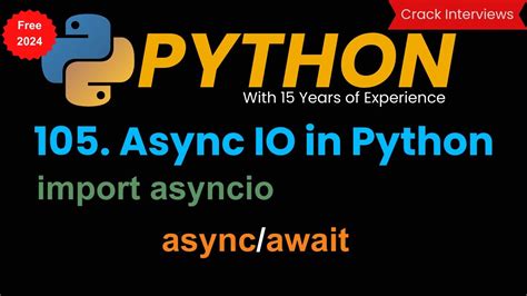 Asyncio Python Python Asyncio Async Python Await Python Youtube