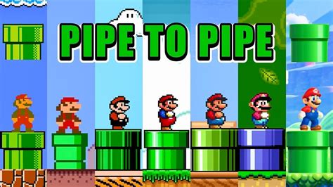 Evolution Of Super Mario Entering And Exiting Pipes 1985 2023 Youtube