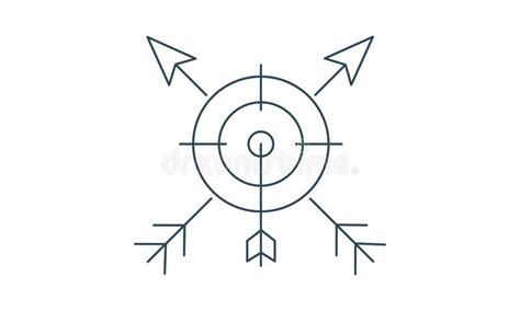 隔离目标射击图标矢量图插图图形设计 库存例证 插画 包括有 中心 例证 目的 射击 箭头 体育运动 175774292