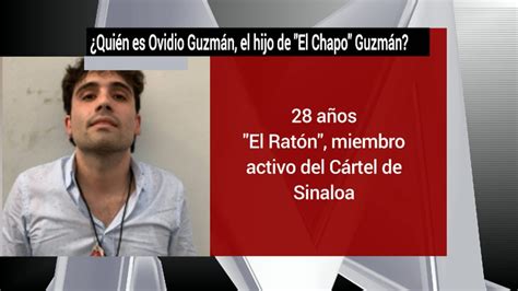 ¿quién Es Ovidio Guzmán El Hijo De El Chapo Guzmán Grupo Milenio