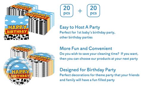 Oulun Inspired Story Birthday Party Suppliescartoon Story