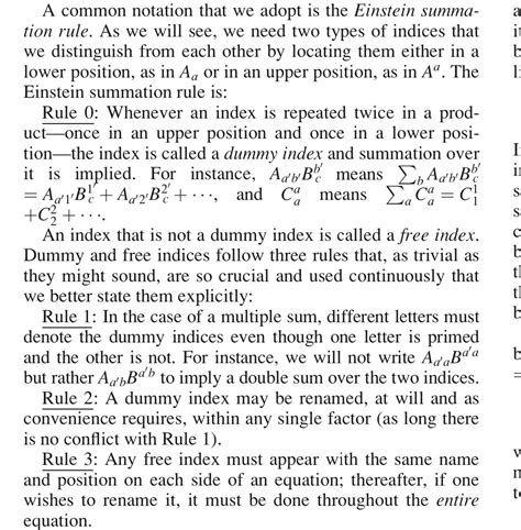 Einstein Summation Rmathematics