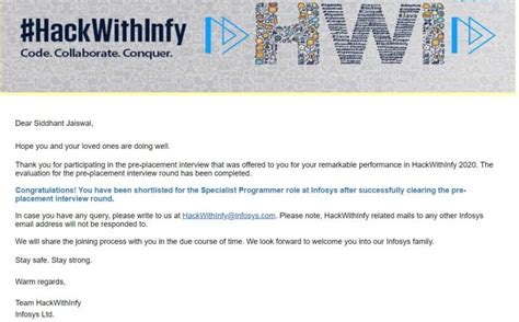 Siddhant Jaiswal On Linkedin Infosys Hackwithinfy Infosys Hackwithinfy Hwi2020