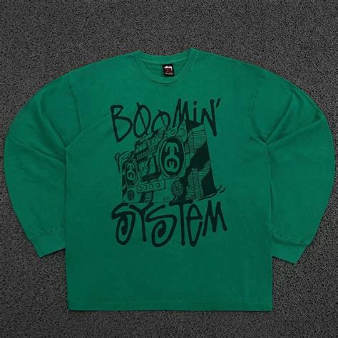 Stussy 00 S 스투시 시스템 카세트 로고 롱슬리 후루츠패밀리