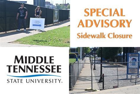 Sidewalk Closure Requires Pedestrian Detour For Those Using Greenland