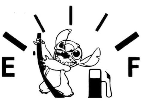 Gas Gauge Svg Cartoon Car Decal Digital Download Etsy