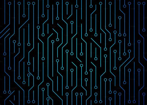 Circuit Board High Tech Technology Background Texture Pattern Abstract Illustration