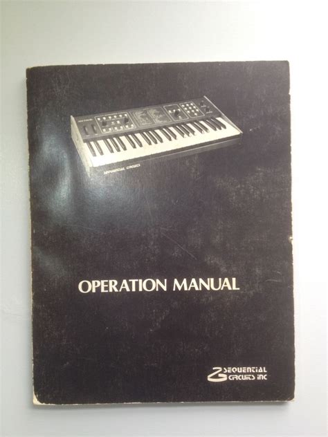 Matrixsynth Sequential Circuits Six Trak Synthesizer Sn 002793 With Instruction Sheet And Midi