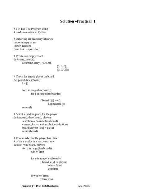 Ai Lab Manual Pdf Computer Science Algorithms