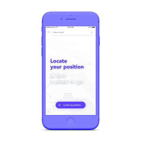 User Interface Map App Interaction Concept On Behance