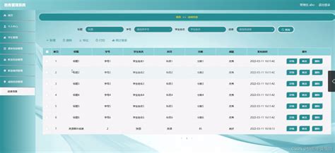 【附源码】计算机毕业设计教务管理系统（java springboot mysql mybatis 论文 csdn博客