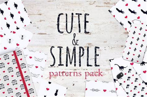 Cute And Simple Patterns Pack