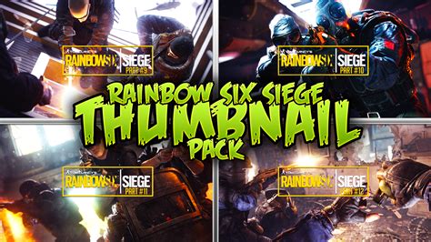 Rainbow Six Siege Gameplay Thumbnail Template By Acezproduction On