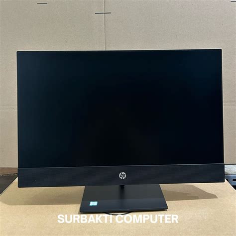 jual pc all in one aio hp pro one 600 g5 i3 9100 ram 8gb ssd 256gb 22