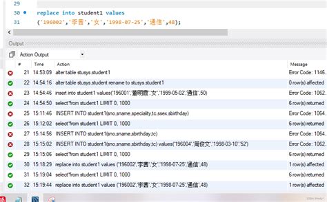 数据库操作实例:插入、更新与删除学生信息 Csdn博客 数据库操作实例:插入、更新与删除学生信息 Csdn博客