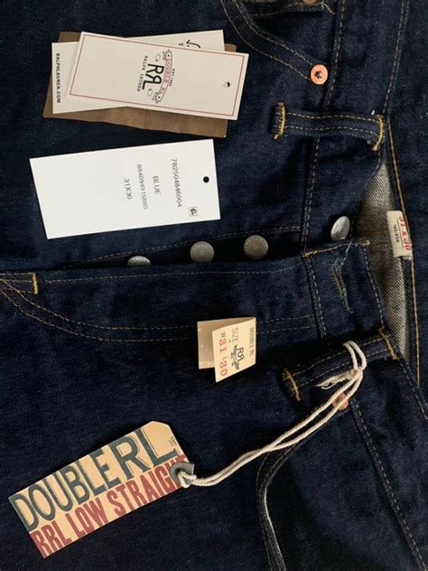 Rrl Ralph Lauren Double Rl Rrl Selvedge Once Washed Low Straight Jean