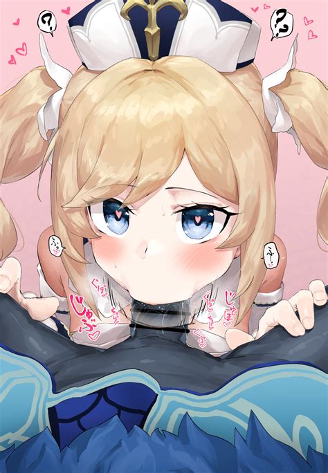 Rule 34 Abyss Mage Barbara Genshin Impact Blonde Hair Blowjob