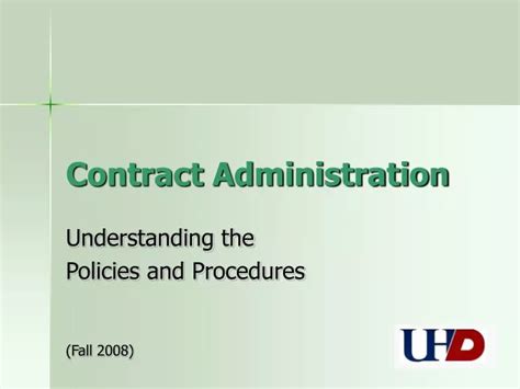 Ppt Contract Administration Powerpoint Presentation Free Download Id1241482