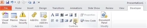 Enable Developer Tab Of The Ribbon In Powerpoint For Windows