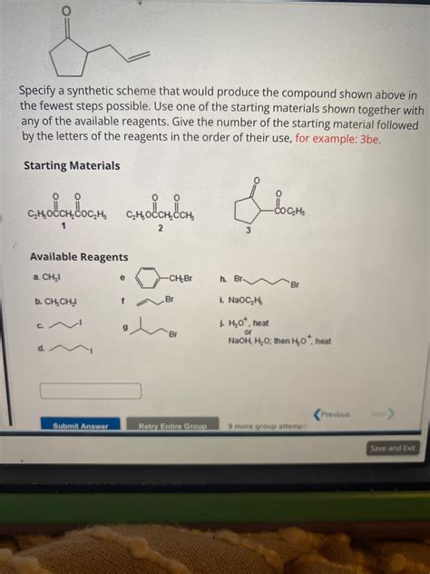Answered Specify A Synthetic Scheme That Would Bartleby