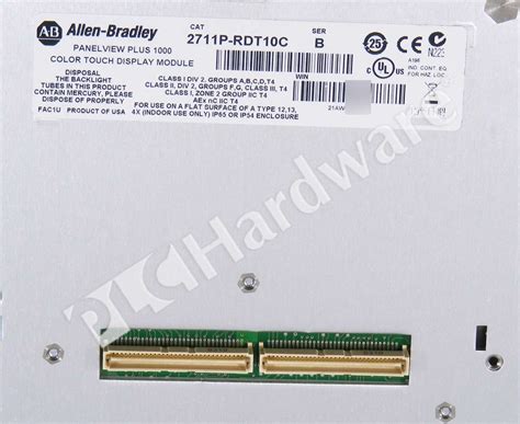 PLC Hardware Allen Bradley 2711P RDT10C Series B Surplus Open Pre Owned