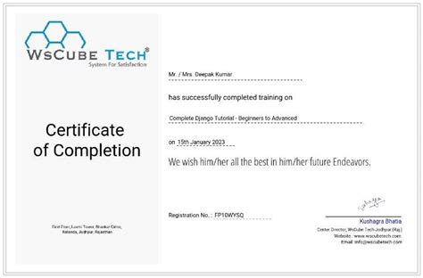 Deepak Kumar On Linkedin I Have Successfully Completed Django