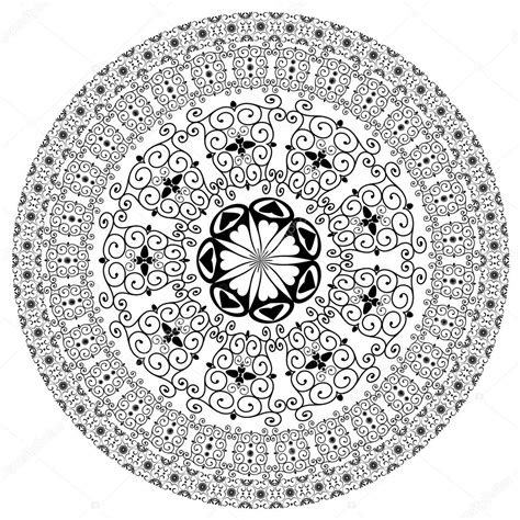 Arabesque Pattern Round — Stock Vector © Oksana 2905014