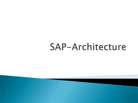 Sap Architecture Pptx