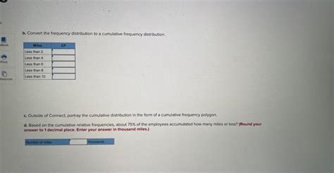 Solved The Frequency Distribution Representing The Number Of