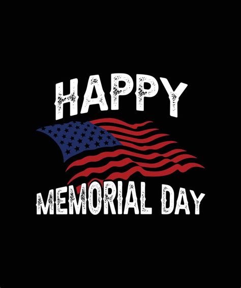 Memorial Day T Shirt Design Illustrator 42597725 Vector Art At Vecteezy