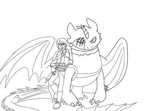Toothless Coloring Page