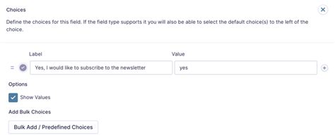 Show Values For Choice Based Fields Gravity Forms Documentation