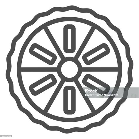 피자 망고 디저트 라인 아이콘 아시아 음식 개념 화이트 배경에 과일 피자 벡터 기호 모바일 개념 및 웹 디자인을위한 개요 스타일 아이콘 벡터 그래픽 10에 대한 스톡 벡터