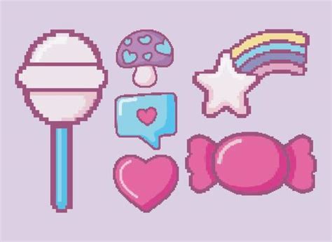 Pixel Candy Vector Art Icons And Graphics For Free Download