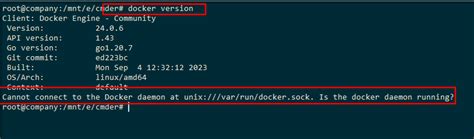 Ubuntu 安装后docker后 执行docker命令报错 无法连接到位于的Docker守护进程 燕钰达 博客园