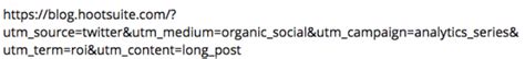 how to use utm parameters to track social media success