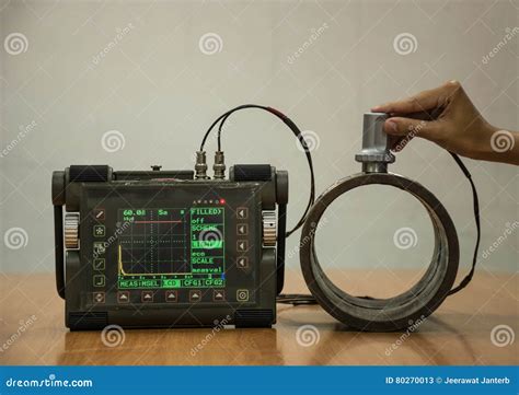 Steel Pipe Inspection By Ultrasonic Test For Found Internal Defect