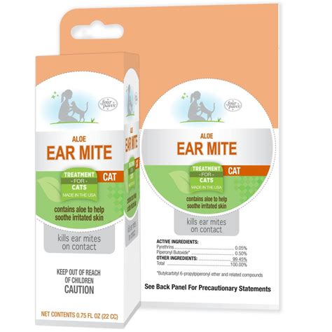 Healthy Promise Aloe Ear Mite Treatment For Cats Four Paws