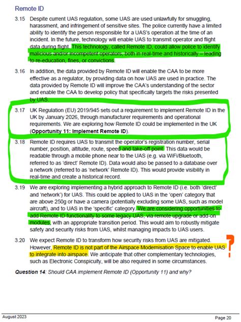 Caa Call For Input Review Of Uk Uas Regulations Aug All Things