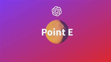 Point E OpenAIs New Open Source AI That Generates D Models