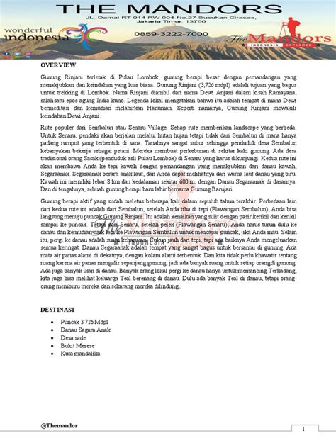 G Rinjani 1 Pdf Pdf