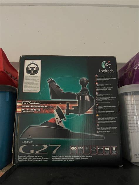 Logitech G27 Video Gaming Gaming Accessories Controllers On Carousell