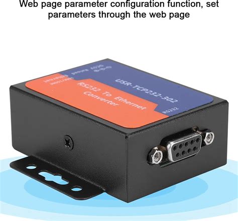 Mini Serial Server Rs232 To Ethernet Tcp Ip Converter With Dhcp Dns And Virtual Serial Port